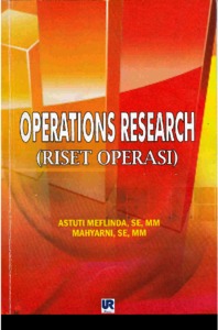 OPERATIONS RESEARCH (RISET OPERASI) - Universitas Islam Negeri Sultan Syarif Kasim Riau Repository